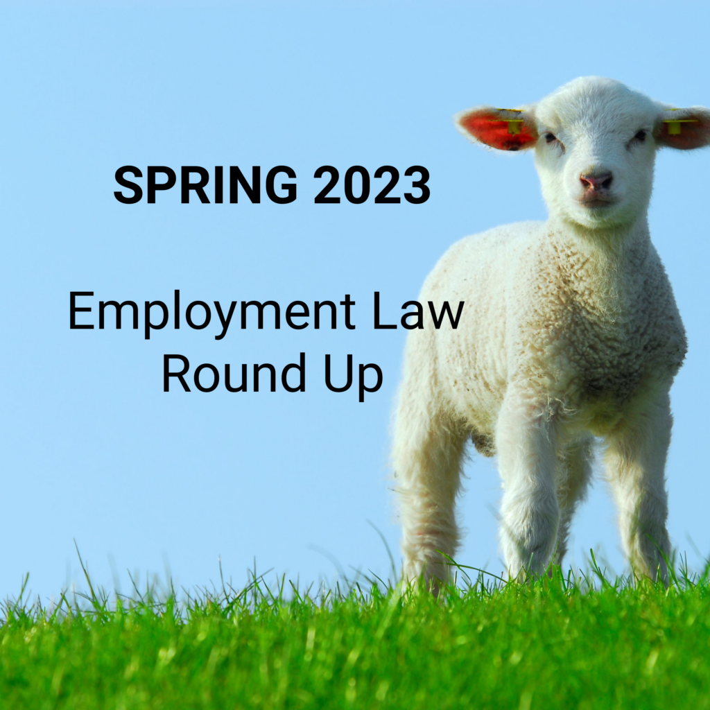 Spring employment law round up - Richard Reed Solicitors